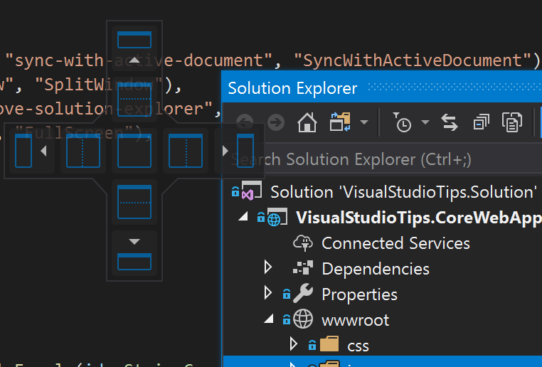 Visual Studio Tips : Move Solution Explorer Visual Studio Tips : Move Solution Explorer